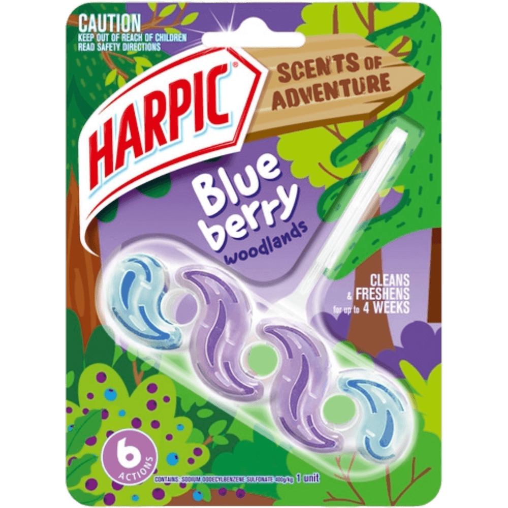 Hygienic & Fresh Citrus Sticker Adhesive Blocks | Harpic